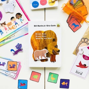 Preschool Books-based Learning Kit- Brown Bear Brown Bear - Etsy