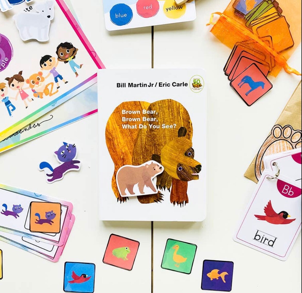 Preschool Books-based Learning Kit Brown Bear Brown Bear - Etsy