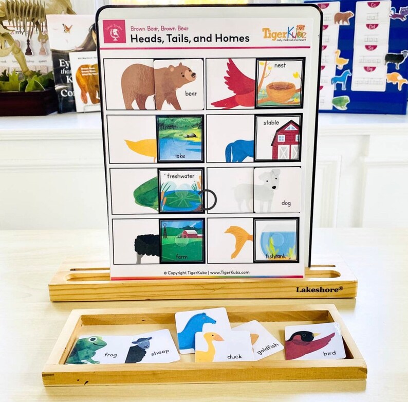 Preschool Books-based Learning Kit- Brown Bear Brown Bear - Etsy