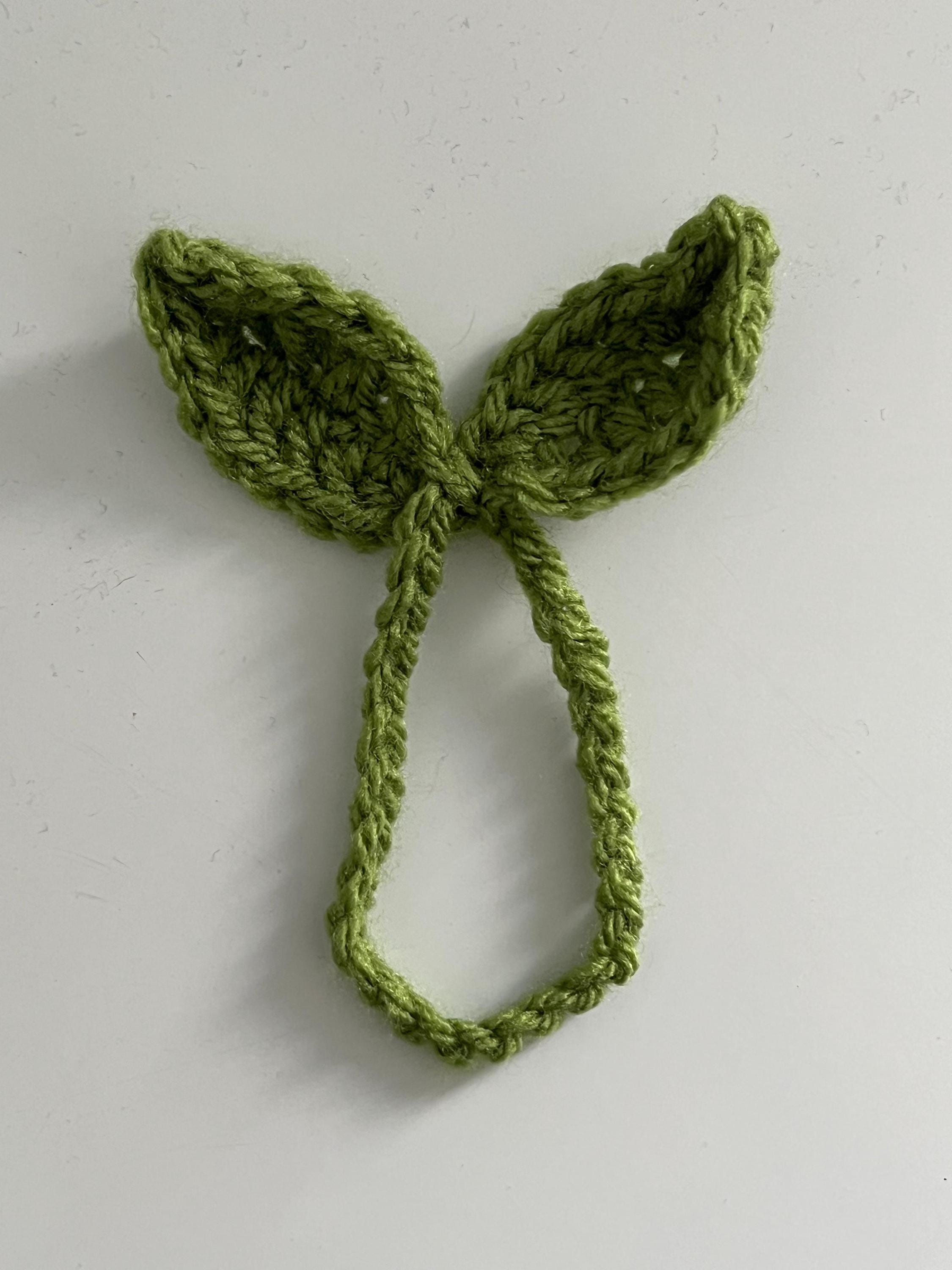 Headphone Leaf Sprout Crochet Pattern - Etsy