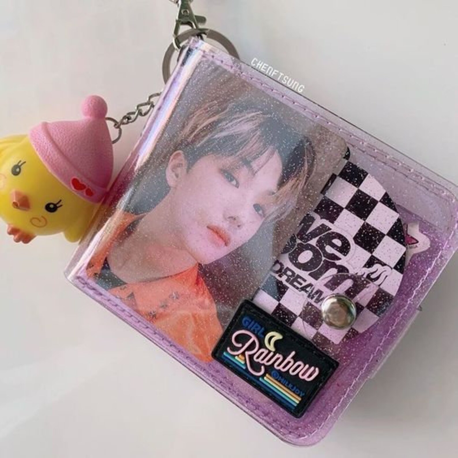 Photocard Holder Glitter Clear Jelly Wallet ID Holder for - Etsy