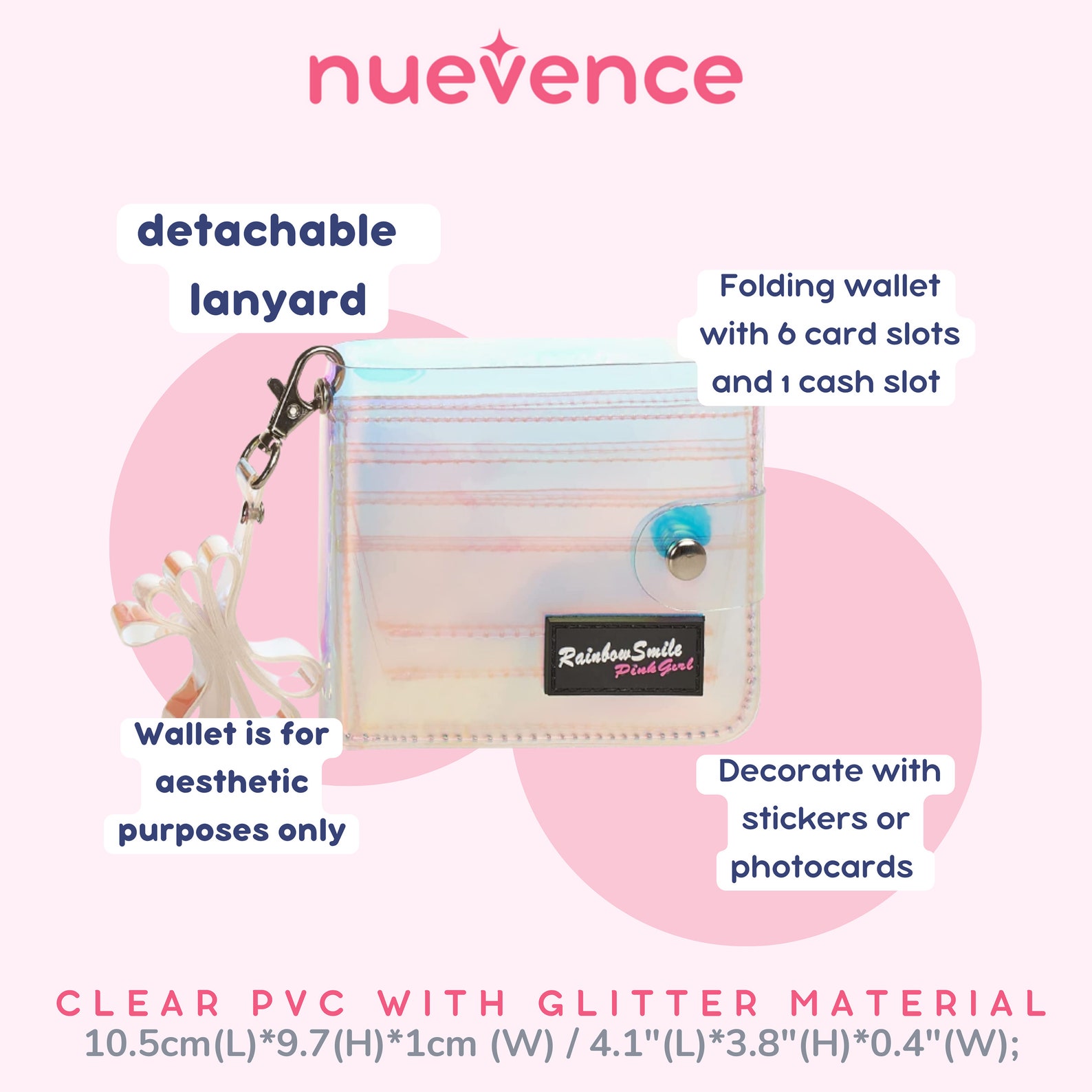 Photocard Holder Glitter Clear Jelly Wallet ID Holder for - Etsy