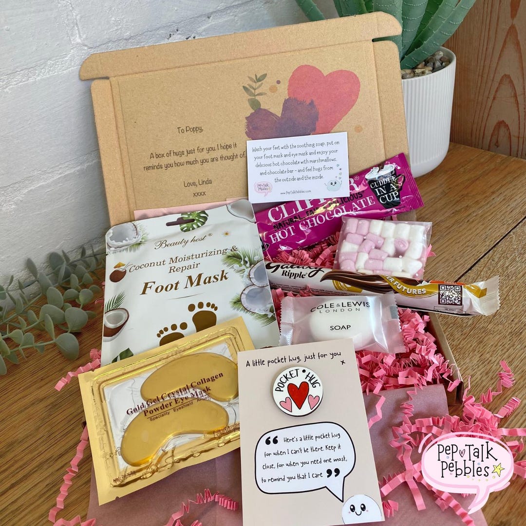 Personalized Hug in a Box: Pamper Gift Set - Etsy UK