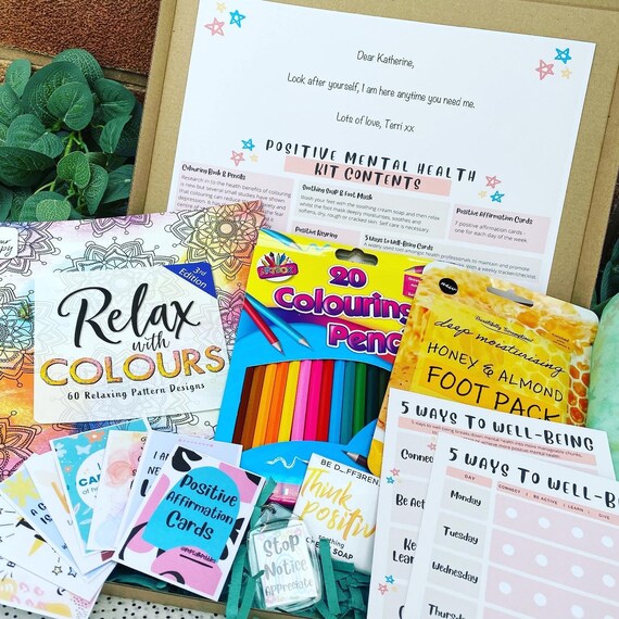 Positive Mental Health Relaxation Hamper Mindfulness - Etsy UK