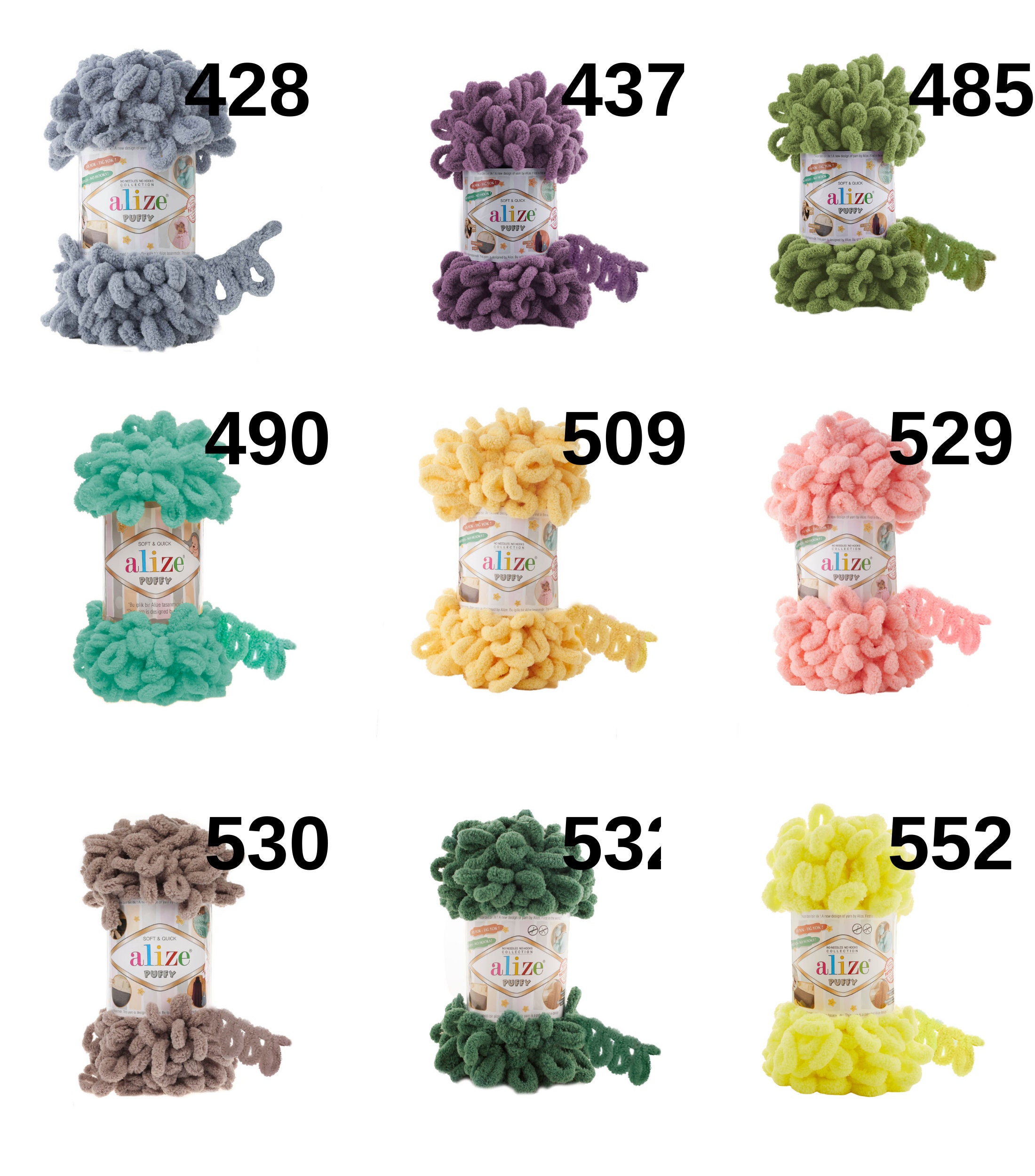 Alize Puffy Blanket Yarn Alize Yarn Alize Loop Yarn - Etsy