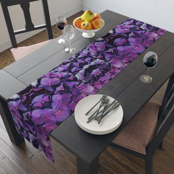 Purple Table Runner - Etsy