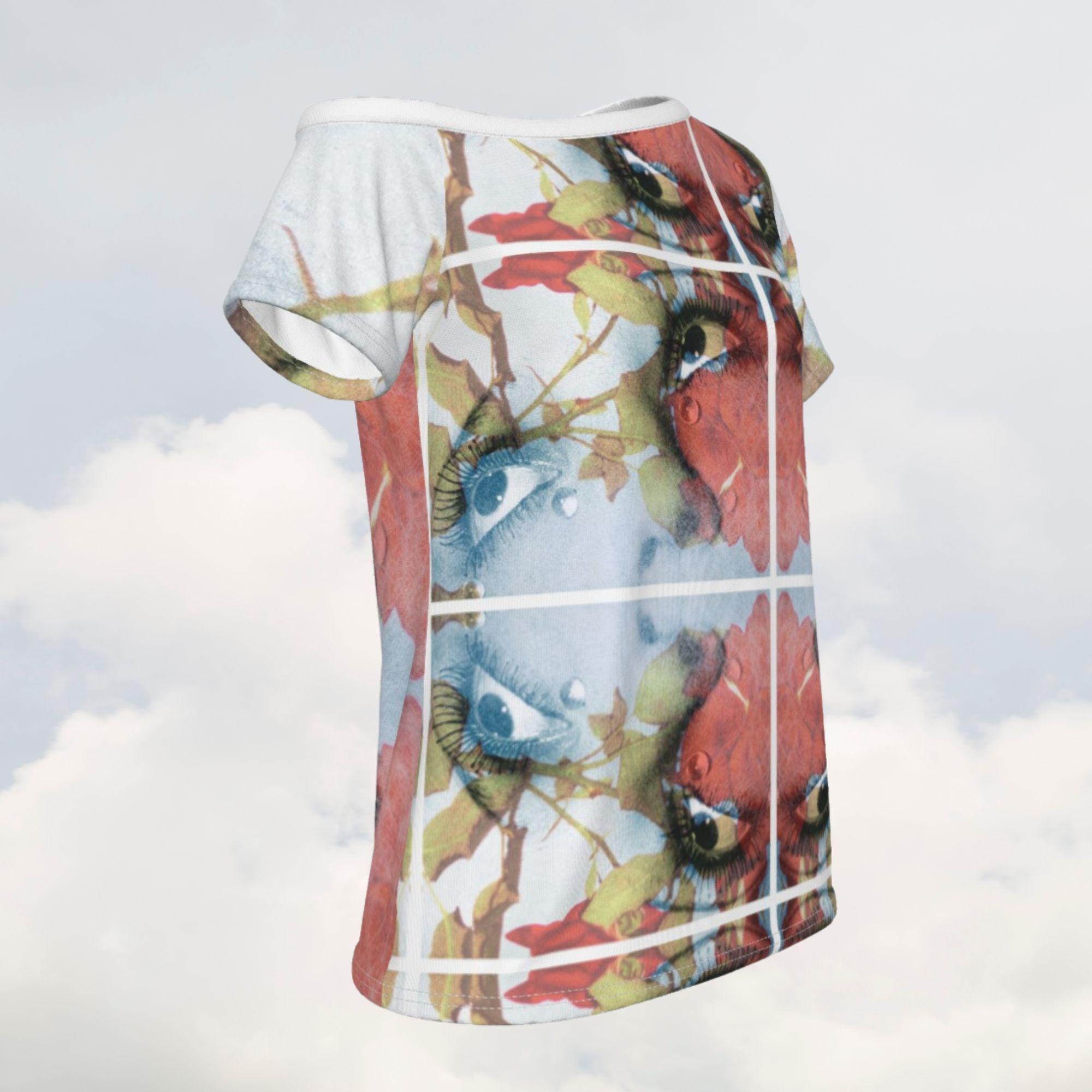 Man Ray "teardrops" Off-shoulder Top: Y2K Designer Blouse - Etsy