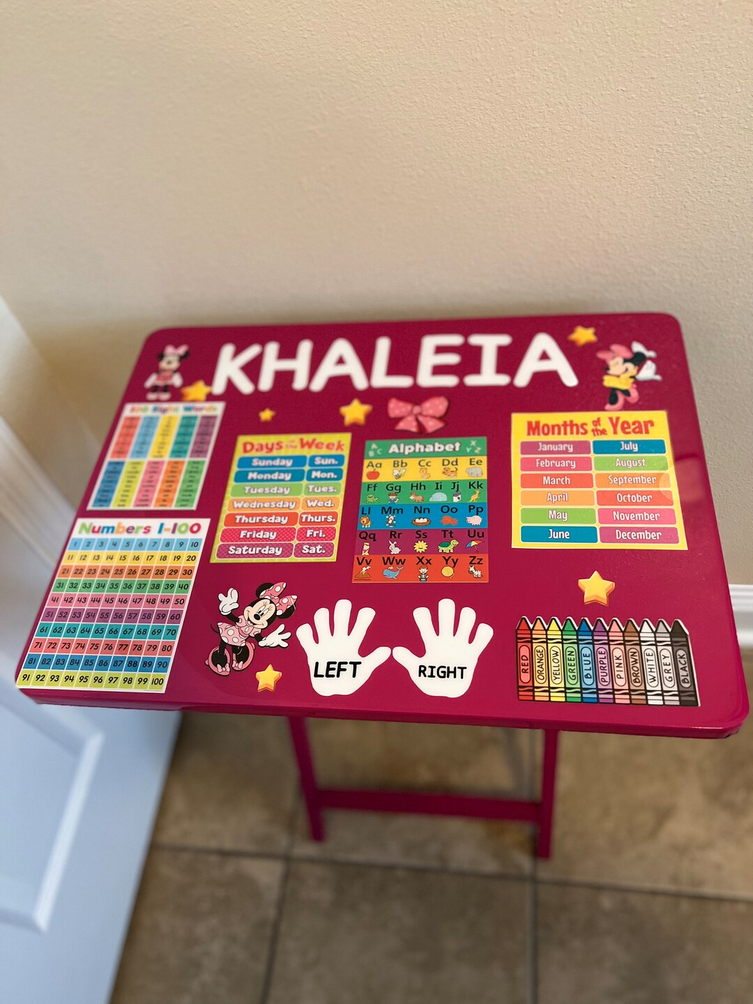 Learning Tables - Etsy