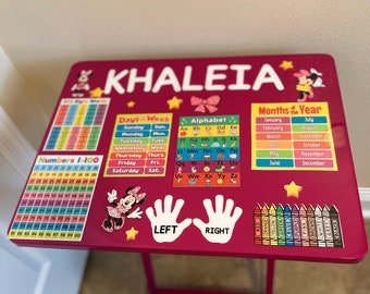 Customized Learning Tables - Etsy