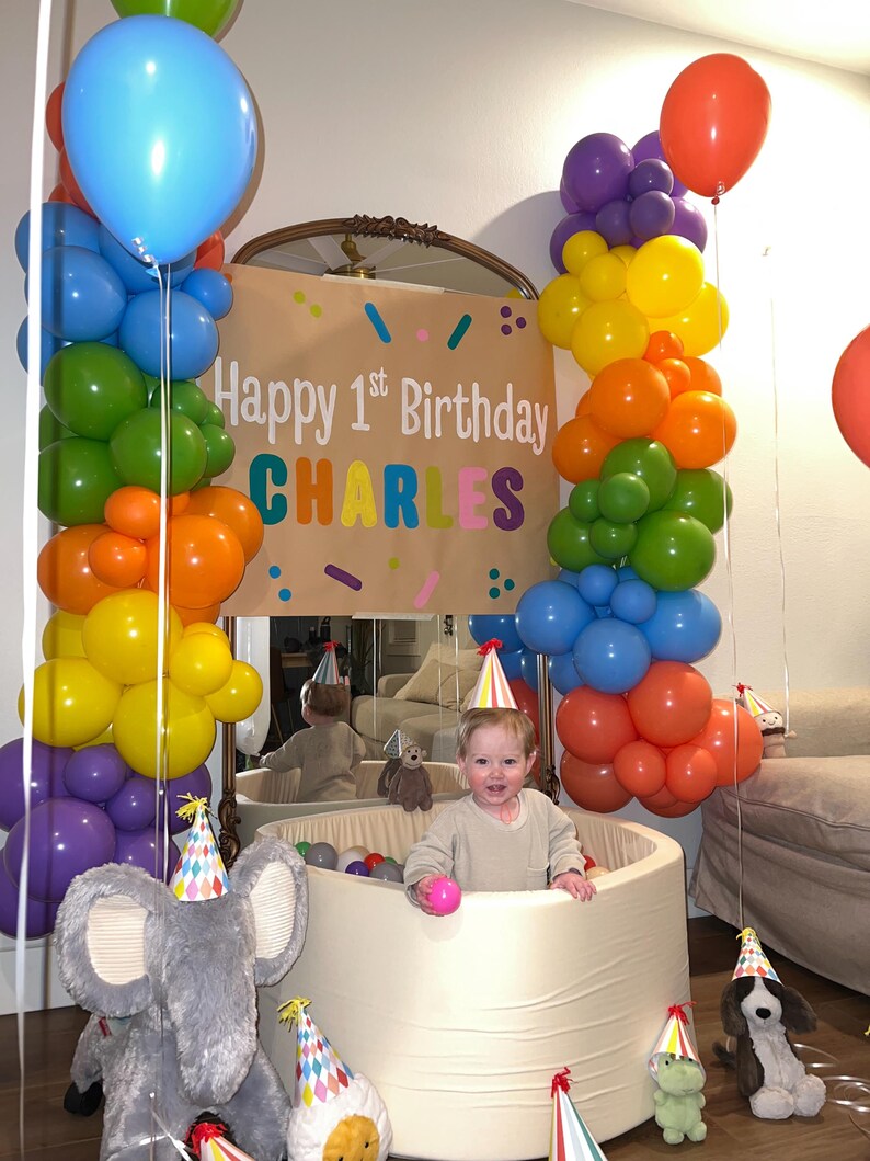 Birthday Banner | Custom Party Banner | Custom Hand Painted Paper ...