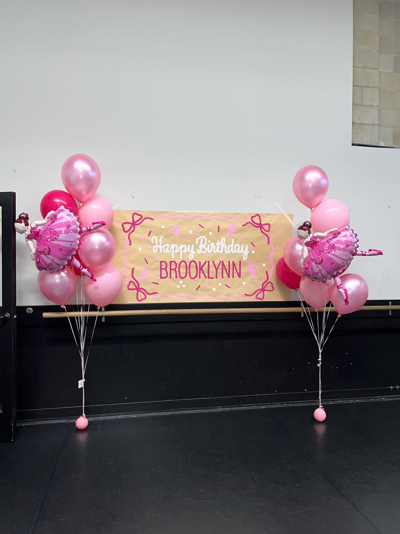 Birthday Banner | Custom Party Banner | Custom Hand Painted Paper ...