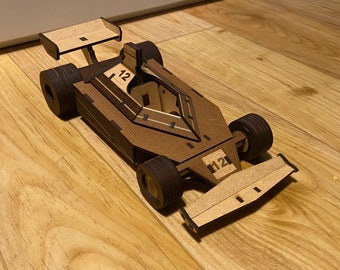Wooden Formula 1 Model - Etsy