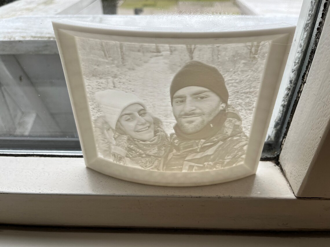 Custom Personalized 3D Printed Lithophanes Unique and Memorable Gift ...