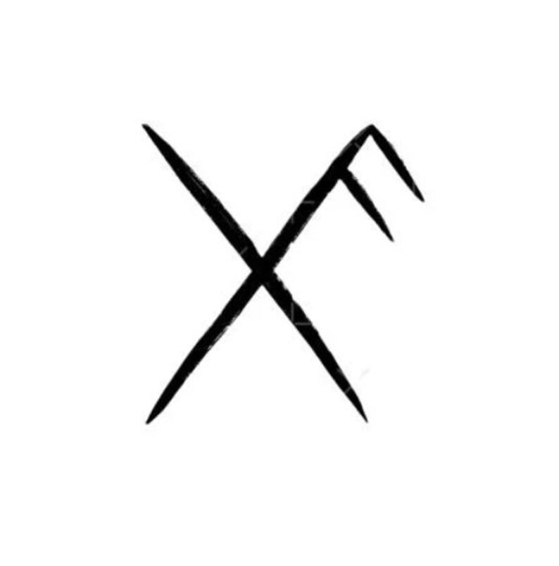 Good Luck Bind Rune Viking Norse Pagan Vinyl Decal Sticker - Etsy