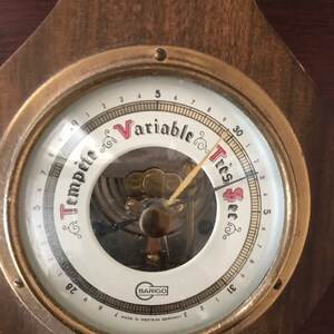 Vintage Barigo Barometer - Etsy