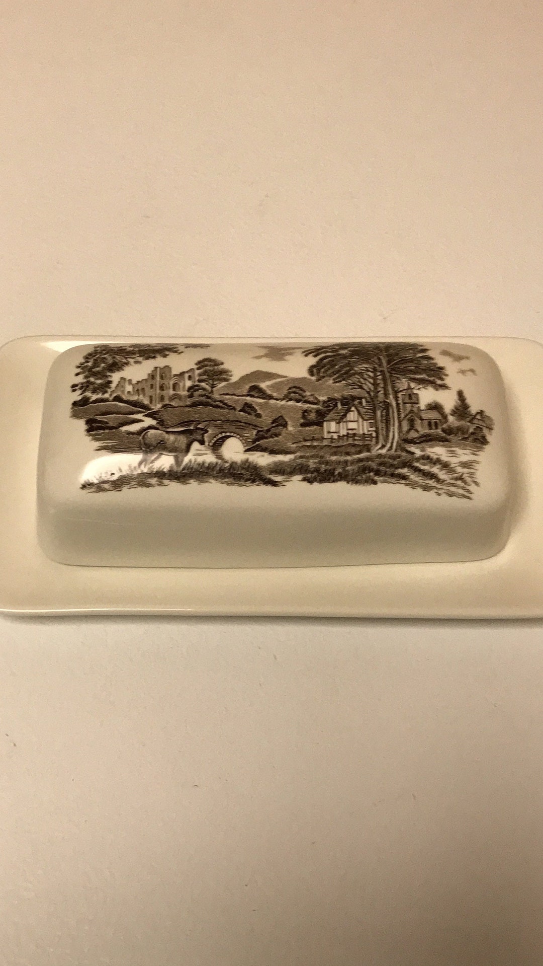 Vintage Ceramic Butter Dish - Etsy Canada