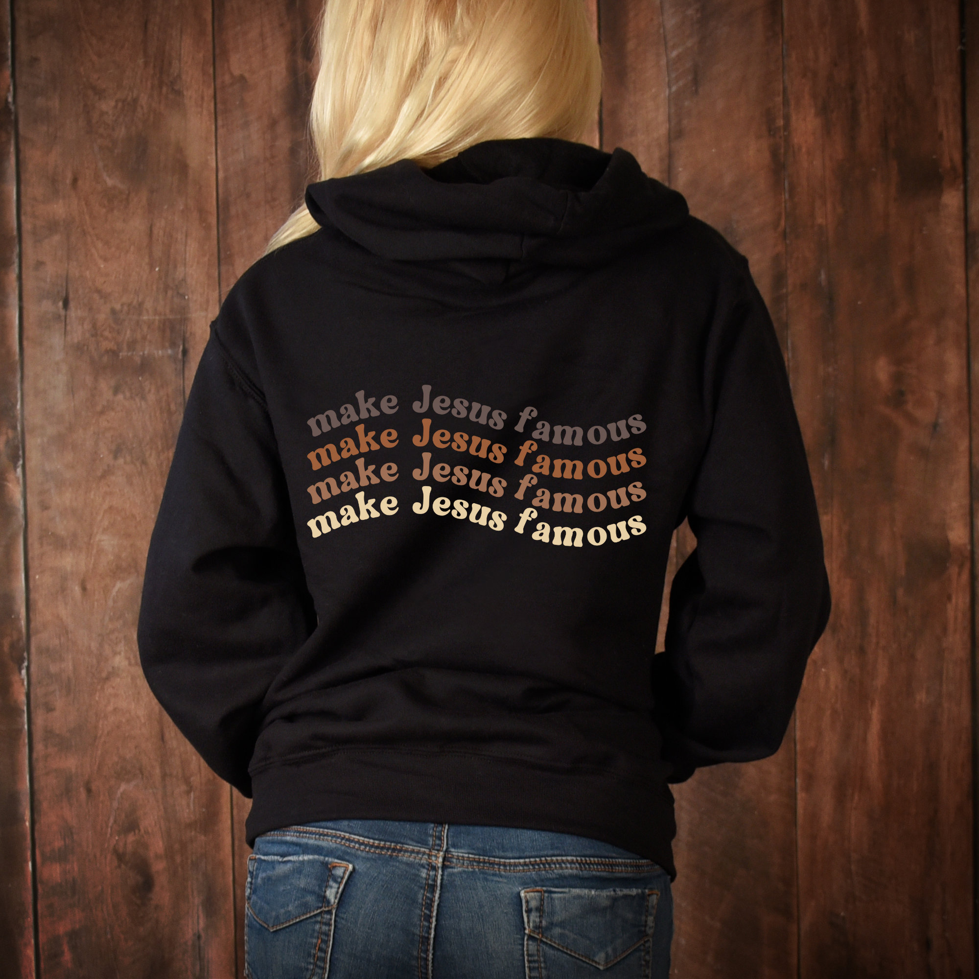 Make Jesus Famous, Christian Gift, Christian Sweatshirt Woman ...