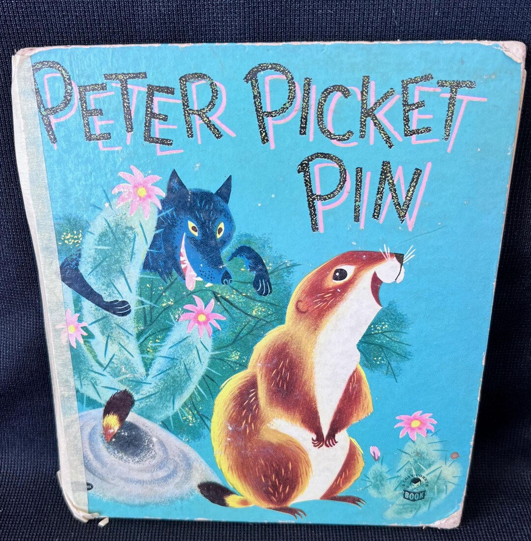 Peter Picket Pin Childrens Book - Whitman Publishing Co - Etsy