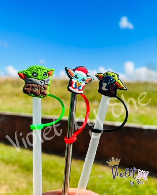 New Starbucks Straw Plug Dust Cap Silicone Disney Cover Topper Pipe ...