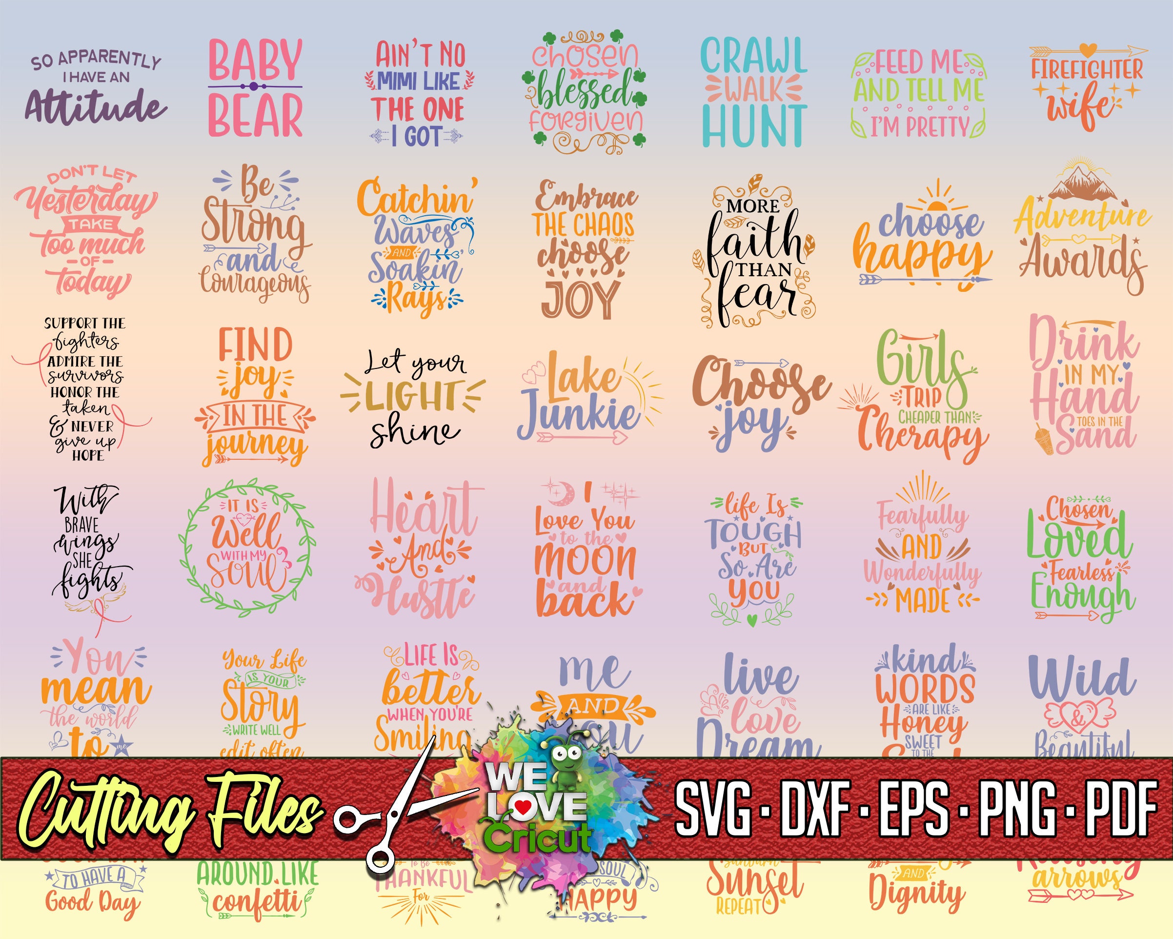 Mega Craft Quotes SVG Bundle T-shirt SVG Bundle Cricut - Etsy