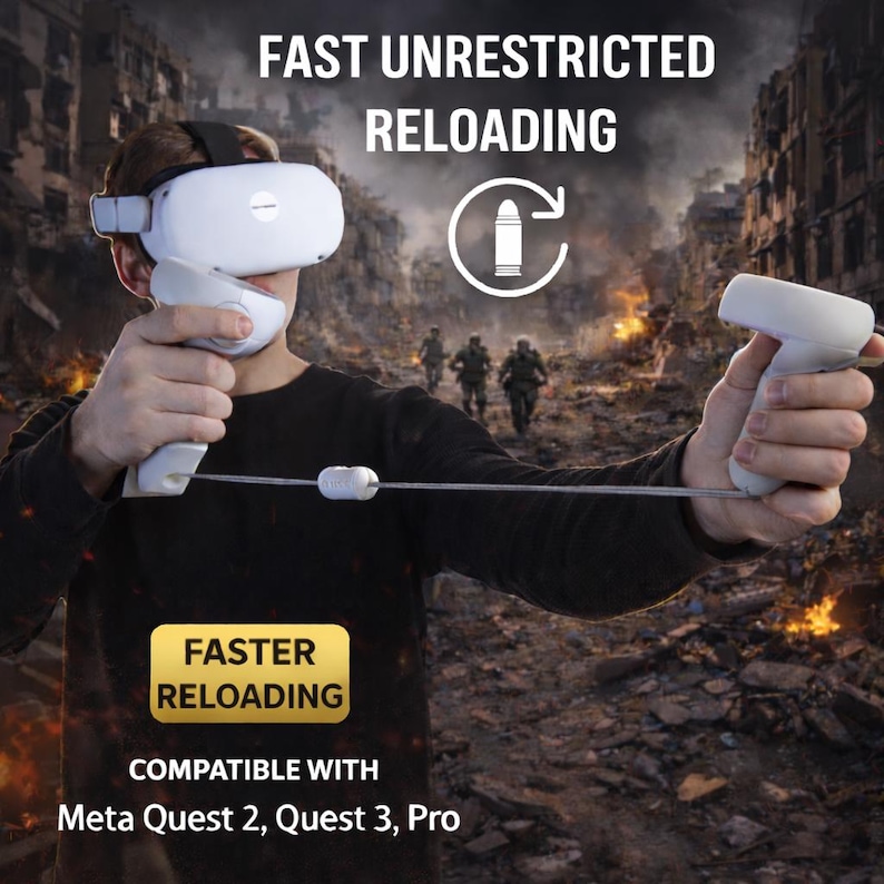 Istock VR Gunstock for Meta Quest 2, Quest 3, and Quest 3s - Pro Grade ...