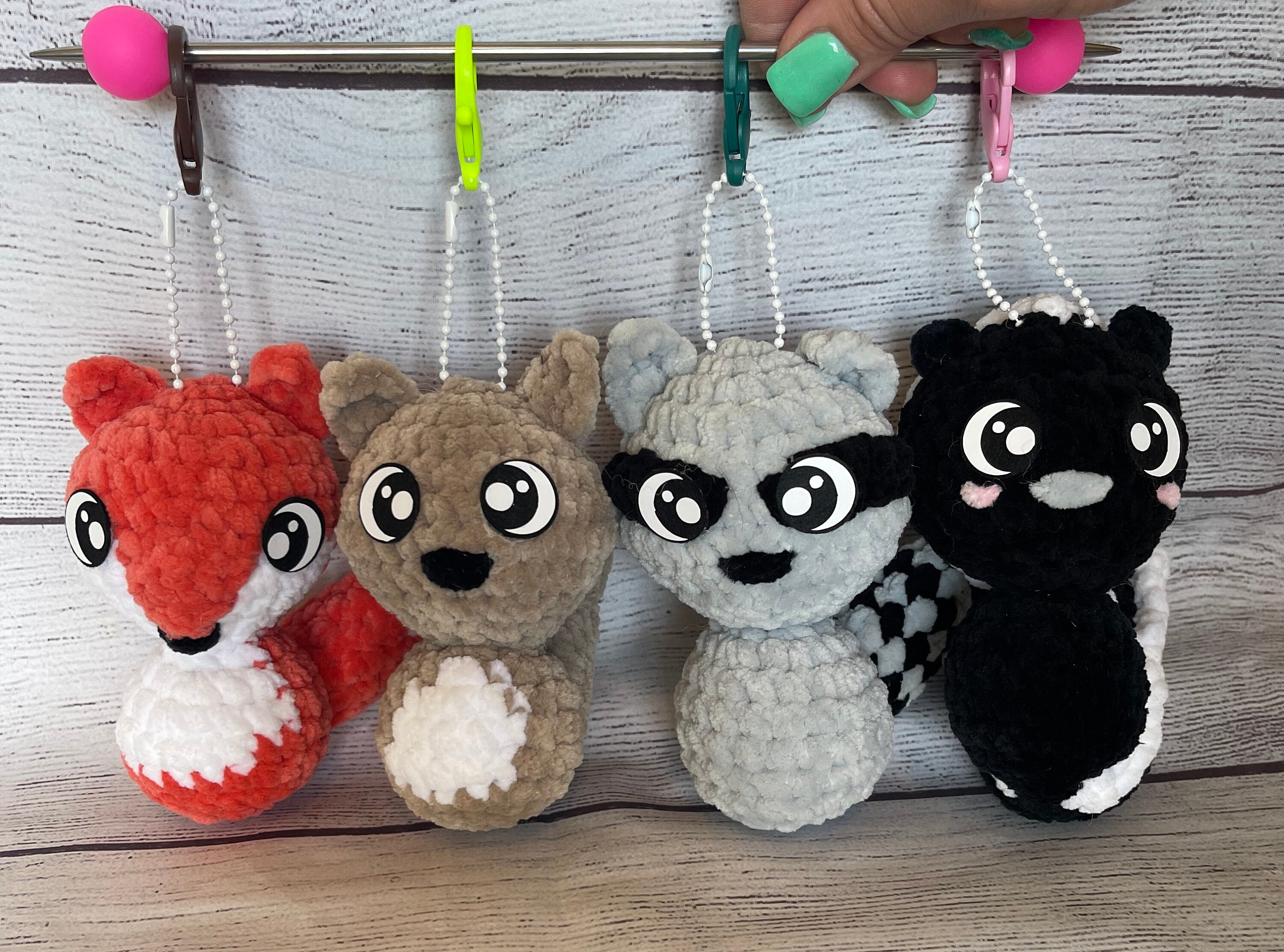 Fluffy Tail Friends Backpack Pals All 4 PDF Only - Etsy