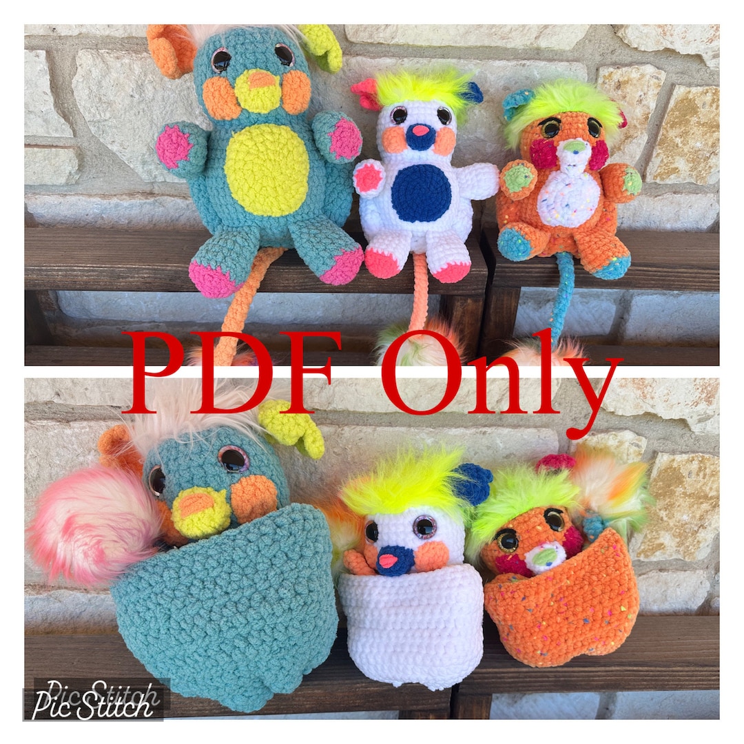 Piper the Popple Crochet PDF Only - Etsy