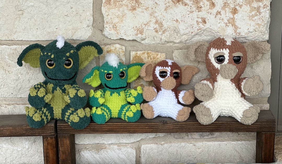 Mini Giz the Mogwai and Mini Grim the Gremlin Pattern PDF ONLY - Etsy