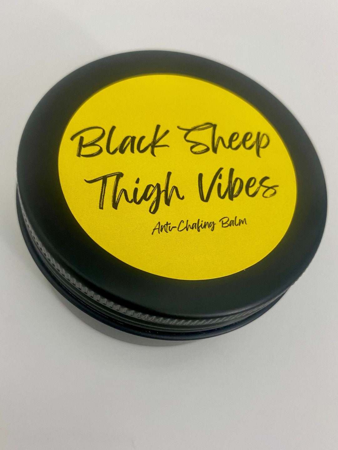 Black Sheep Thigh Vibes- Anti-chaffing Cream, All Natural Friction Rub ...