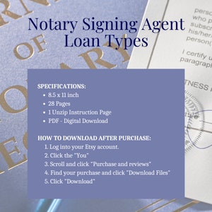 Notary Signing Agent Loan Types, Real Estate Closing Type, Closing Loan ...