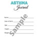 Asthma Journal, Medical Binder Insert, Asthma Log, Asthma Tracker, PDF ...