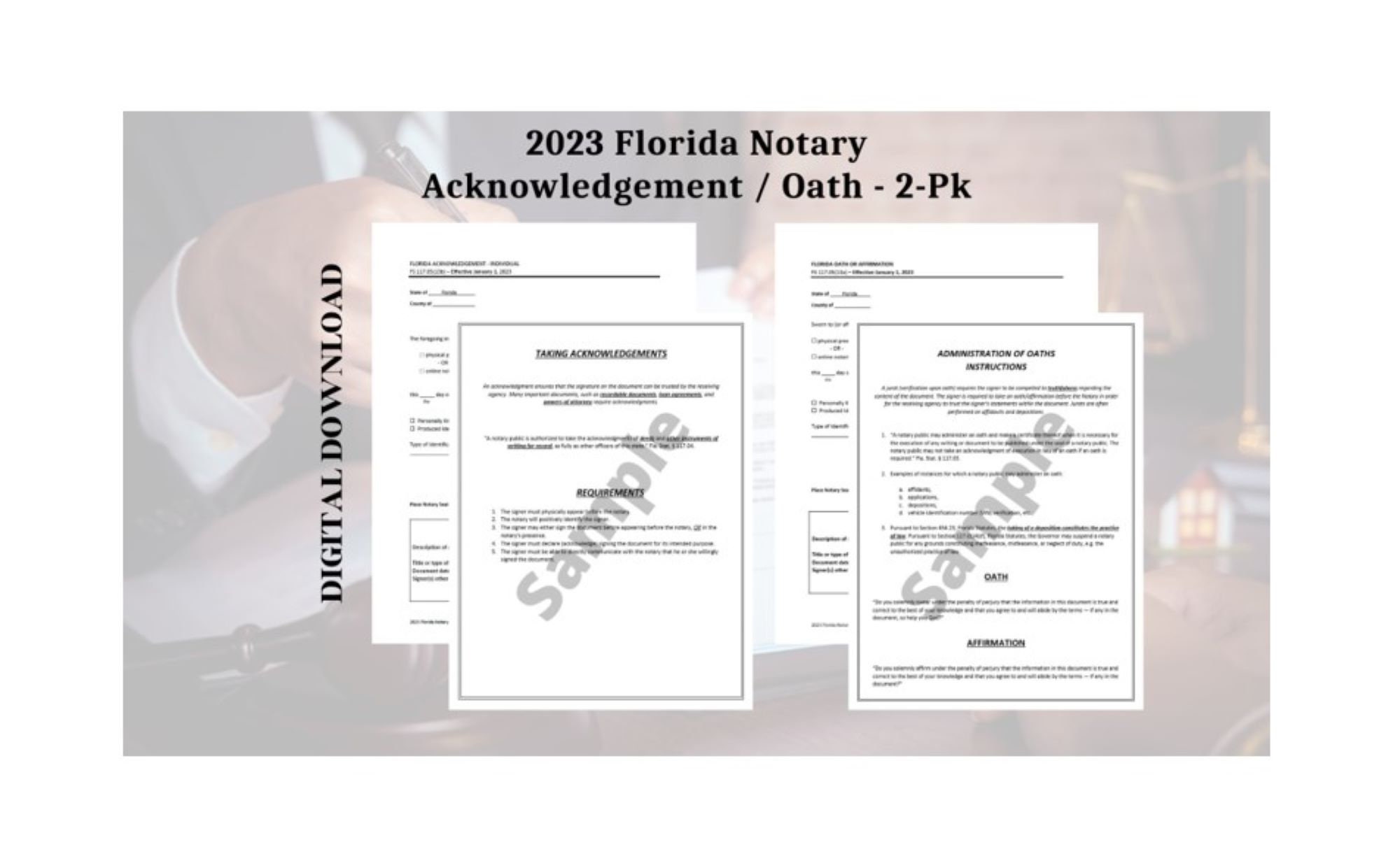 2023 Florida Notary Certificates Acknowledgement Oath Etsy 2023-florida-notary-certificates-acknowledgement-oath-etsy