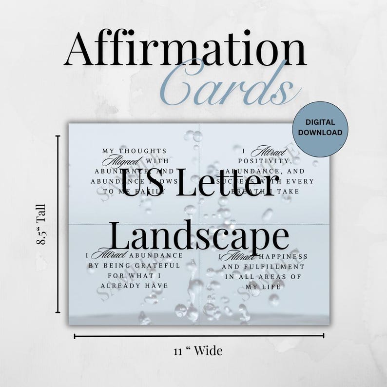 Affirmation Cards, Motivational Cards, Positivity Cards, Inspirational ...