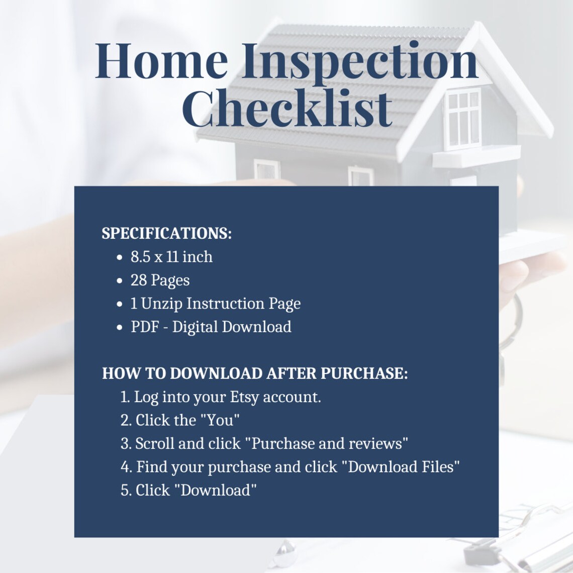 Home Inspection Checklist, Investor Inspection Checklist, Real Estate ...