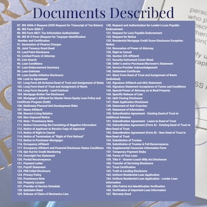 Notary Signing Agent Loan Document Descriptions, Loan Signing Agent ...