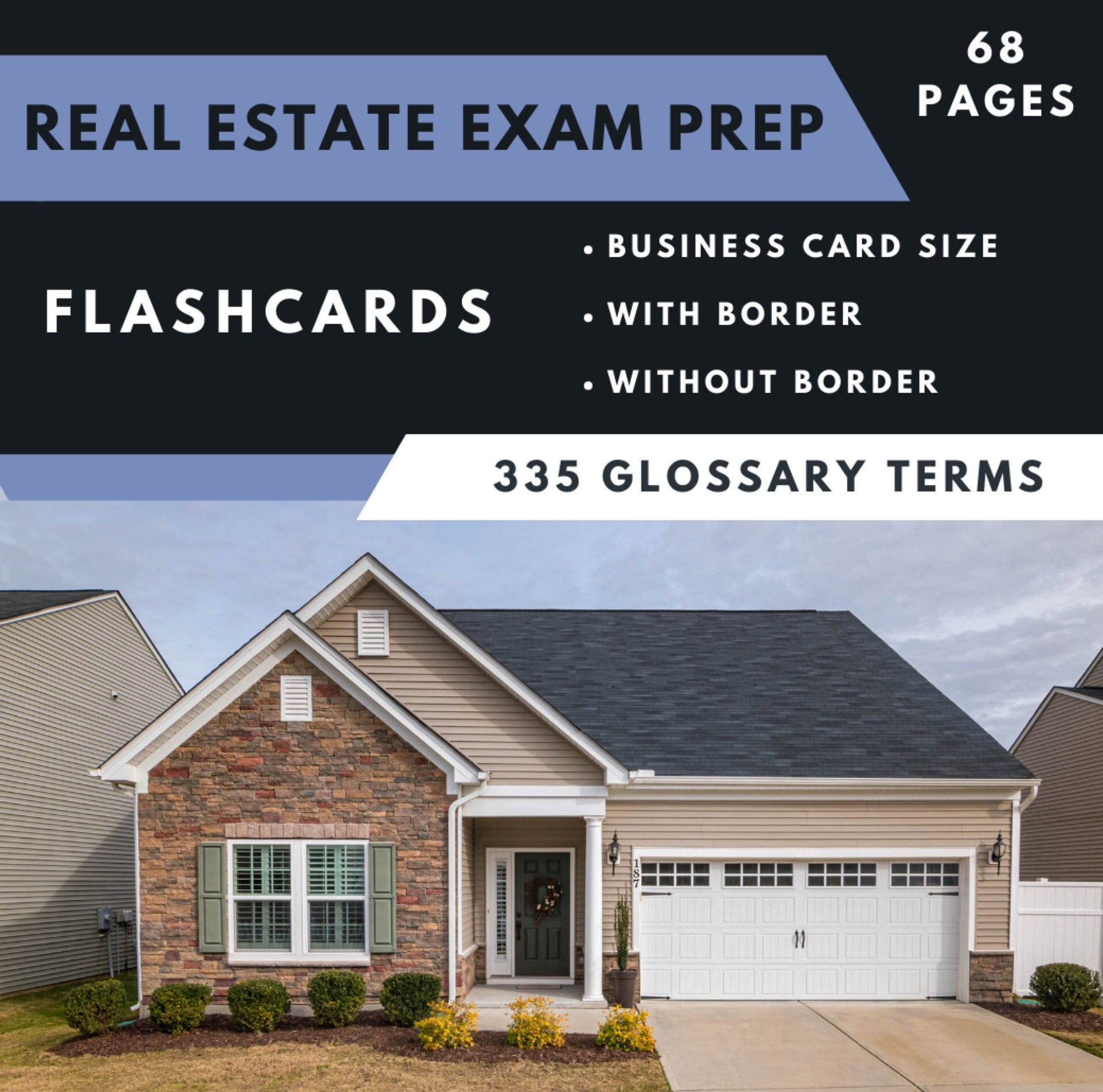 Real Estate Exam Prep Flashcards, Glossary Term Flashcards, Real Estate ...