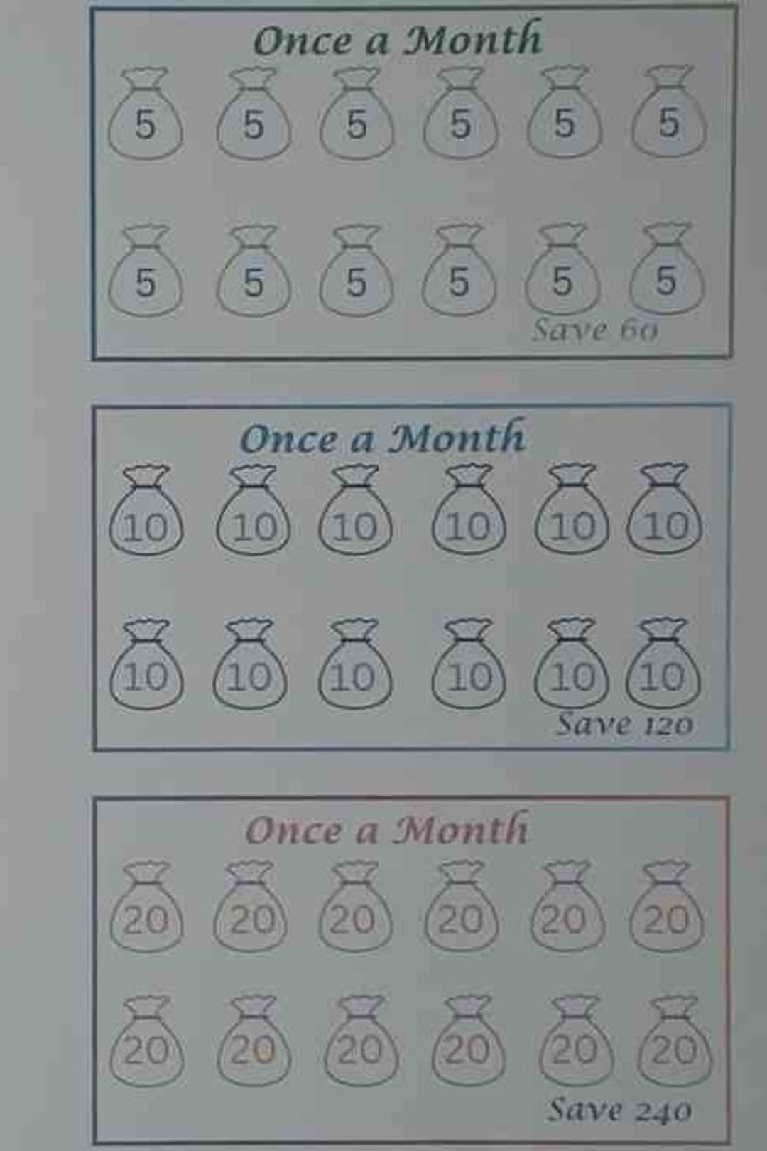 Once a Month - Etsy