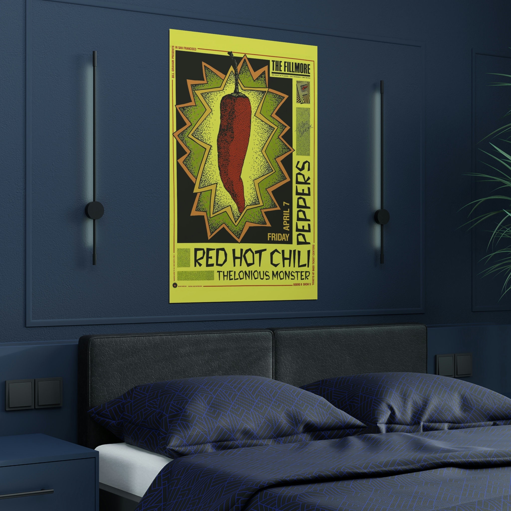 Red Hot Chili Pepper Concert Poster sold by Lucy Lozano cspo | SKU ...