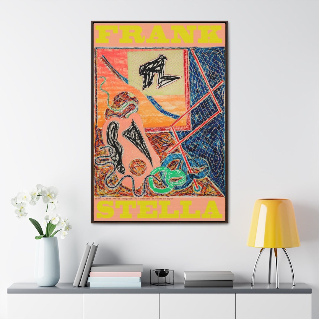Frank Stella Poster Shards I 1988, American Modern Wall Art ...