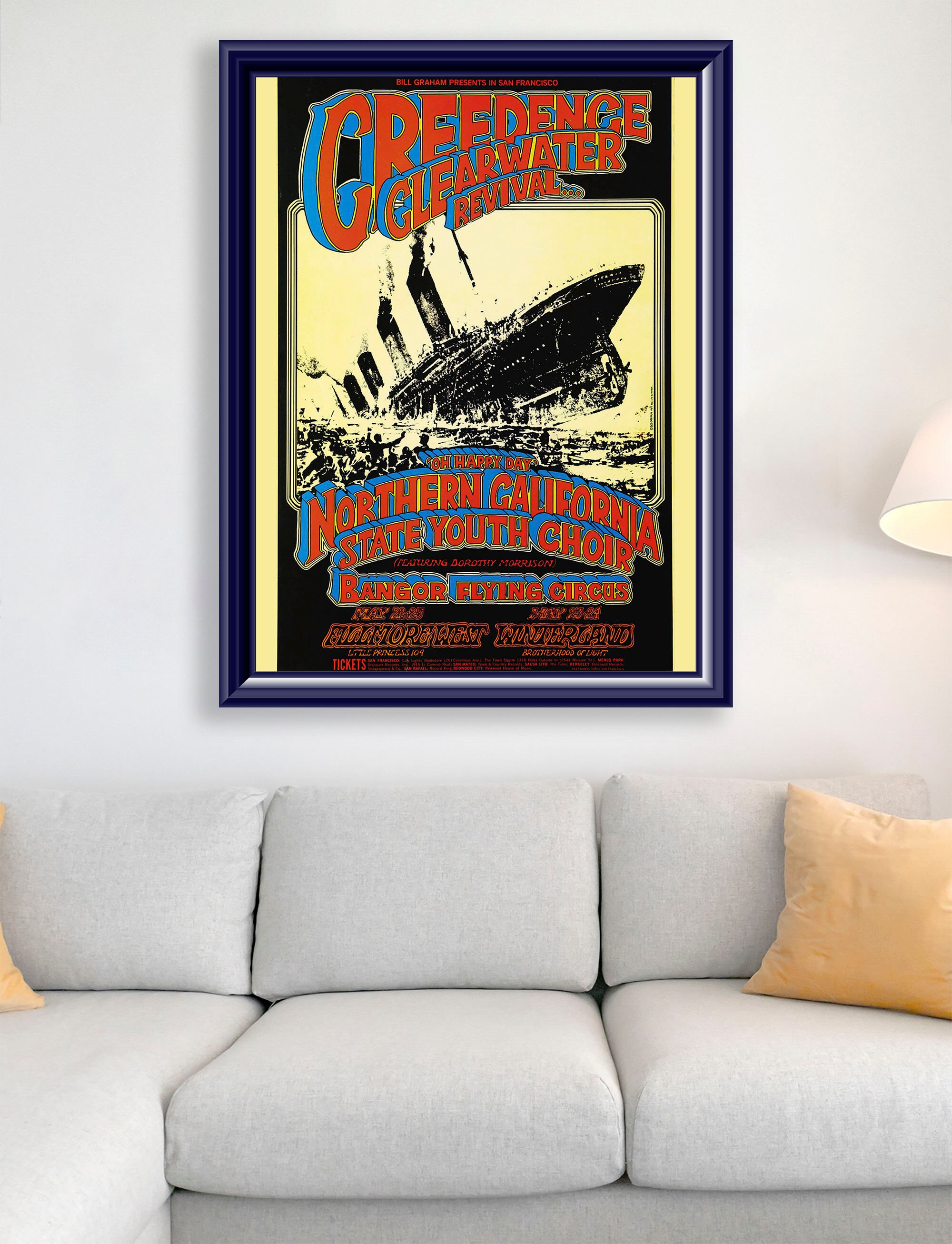 Creedence Clearwater Revival Concert Poster sold by Ben Wheeler | SKU ...