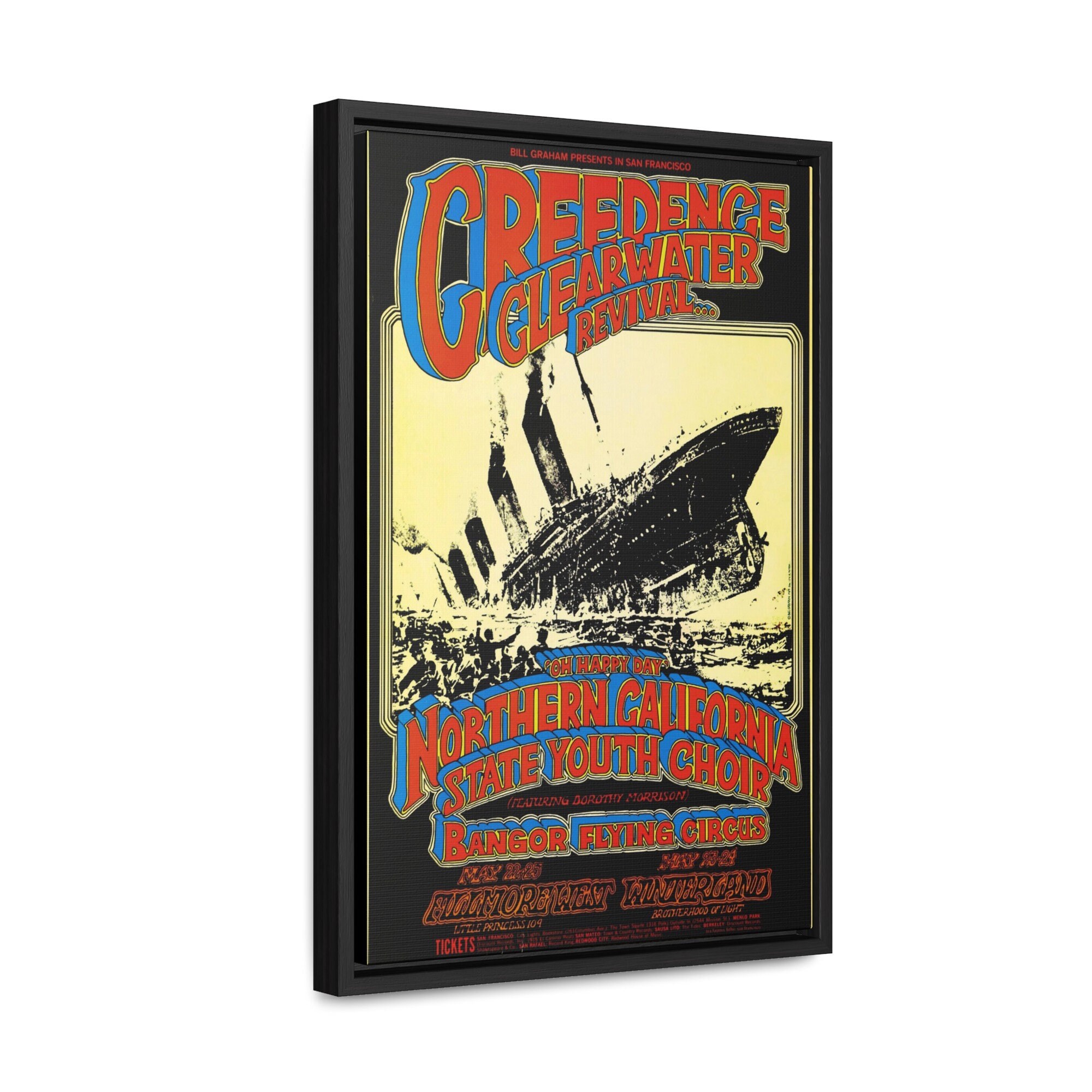 Creedence Clearwater Revival Concert Poster sold by Ben Wheeler | SKU ...