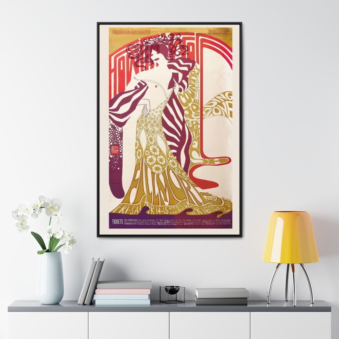 Howlin' Wolf Rock and Roll Concert Poster, Blues Music Wall Art Print ...