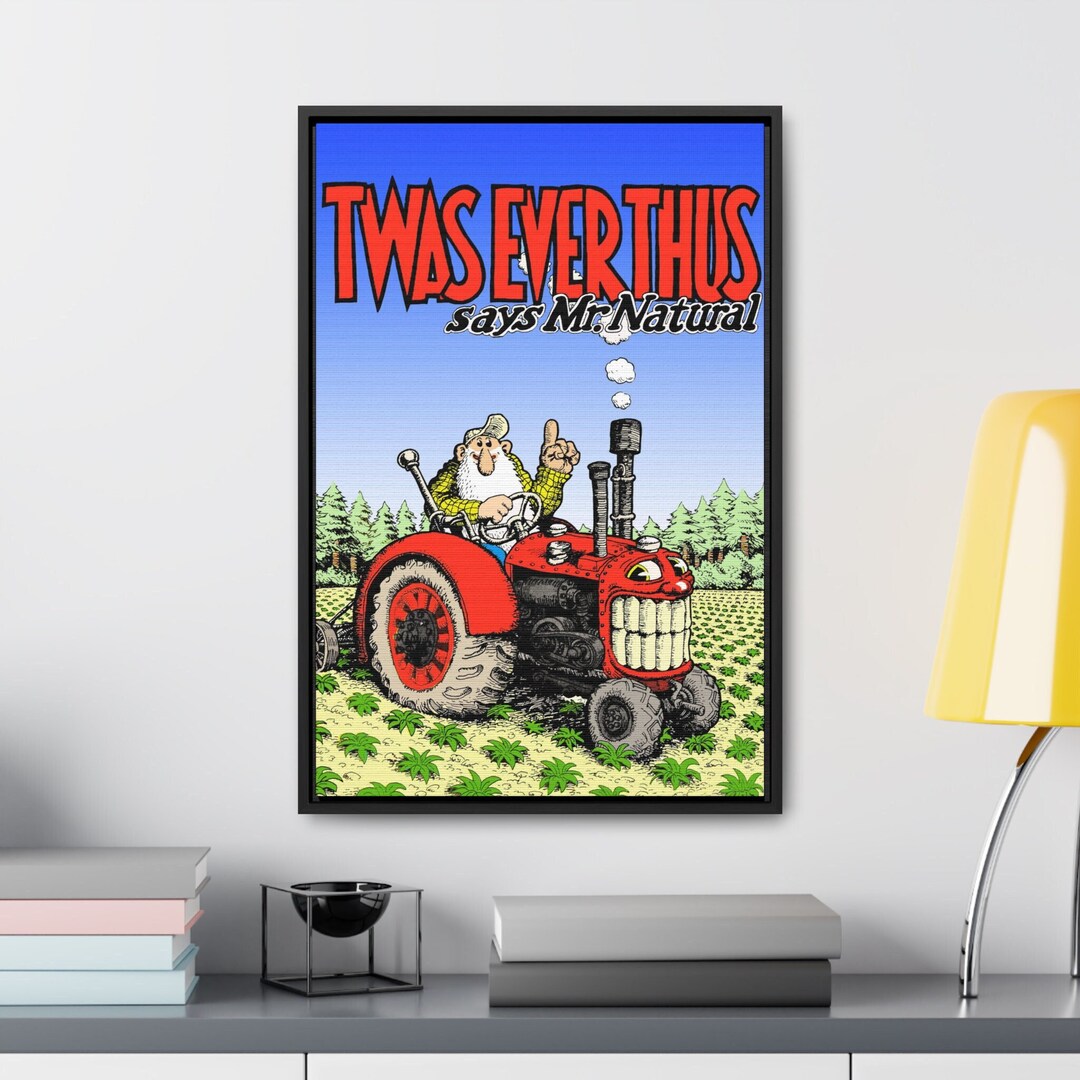 Twas Ever Thus Poster Classic Robert Crumb Illustration, Adult Comic ...