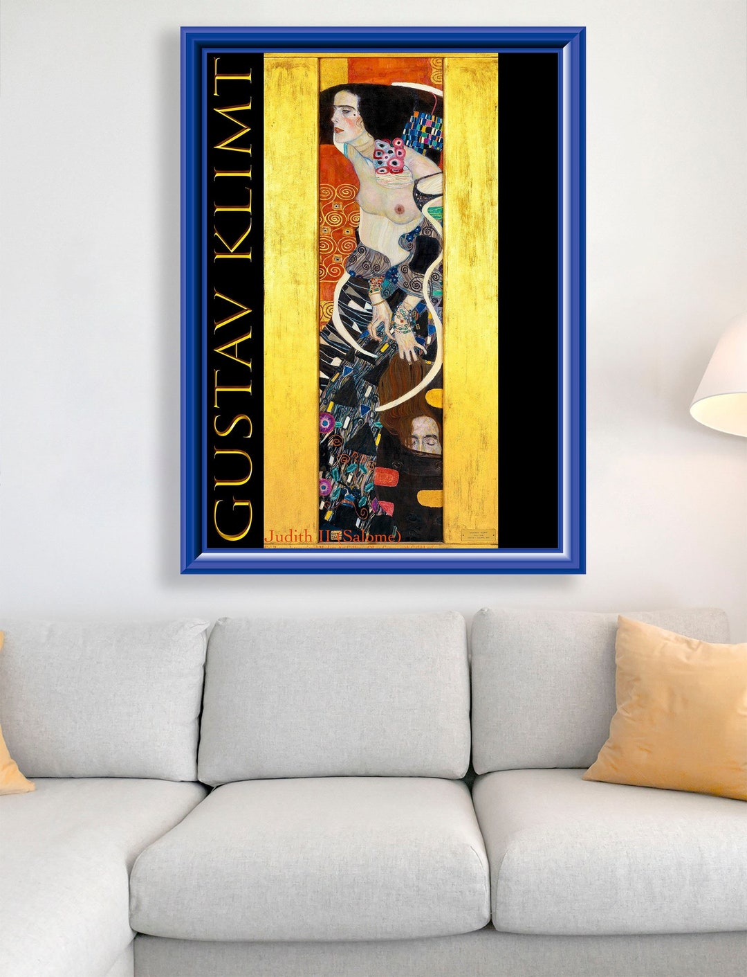 Gustav Klimt Judith II salome I Classic Art Nouveau, Symbolist Painter, Modern Wall Art Painting ...