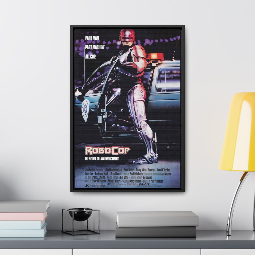 Robocop Poster Classic Science Fiction Movie Poster, Vintage Scifi ...