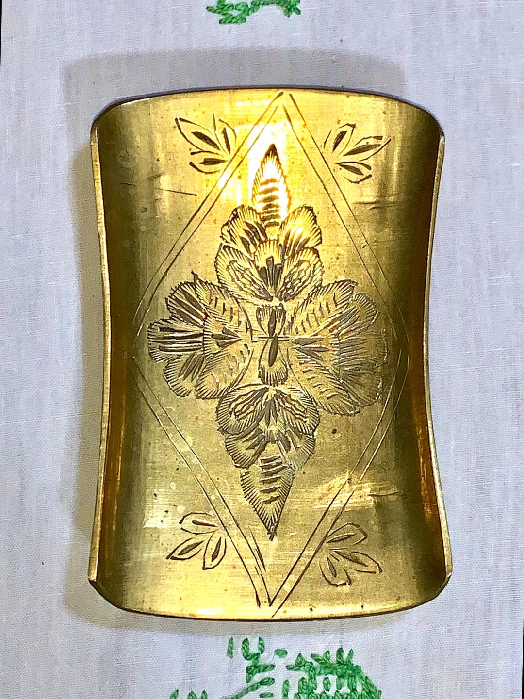 Vintage 1960s Very Heavy and Thick Solid Brass Four 4 Footed ...