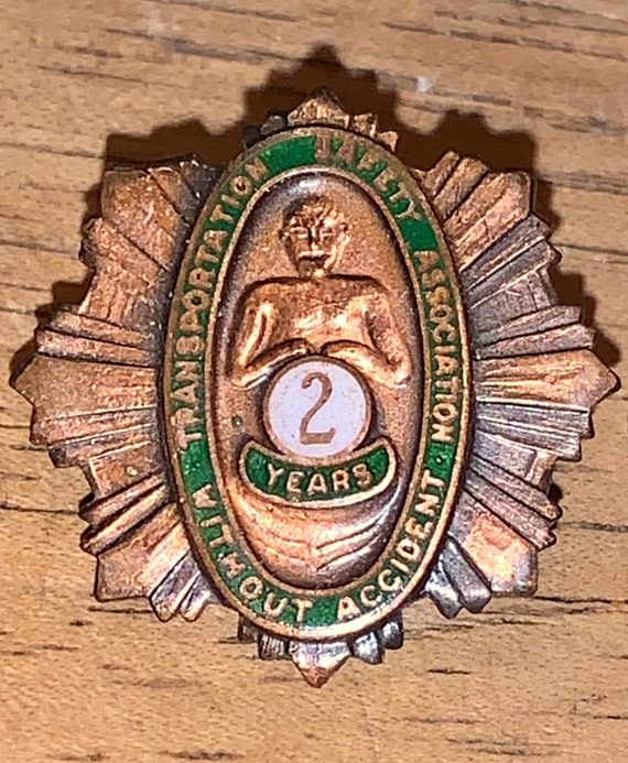 Vintage Safe Driving Award Pin Transportation Safety … - Gem
