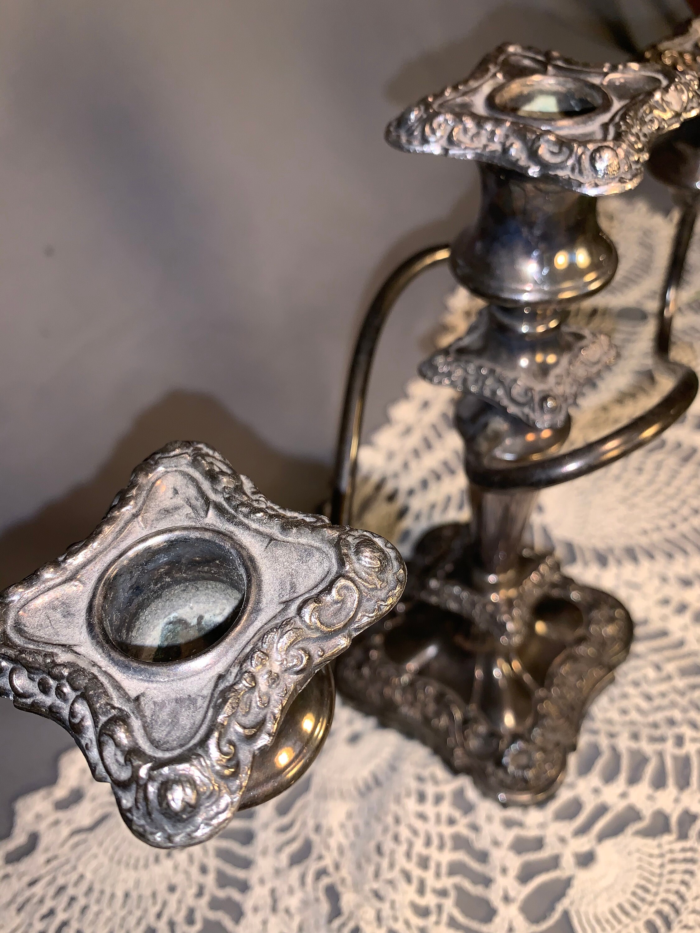 Vintage 1940’s Canadian Made Silver Plated 3 Branch Candelabra by ...