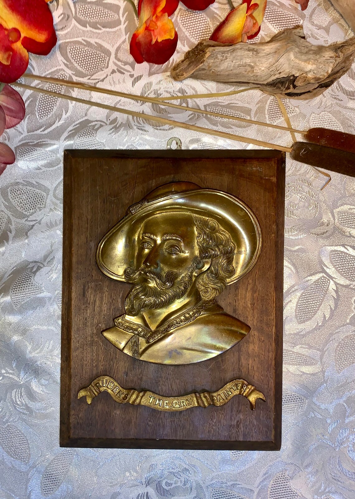 Antique Early 1900s Bronze Relief Musketeer Cavalier-ruben the - Etsy
