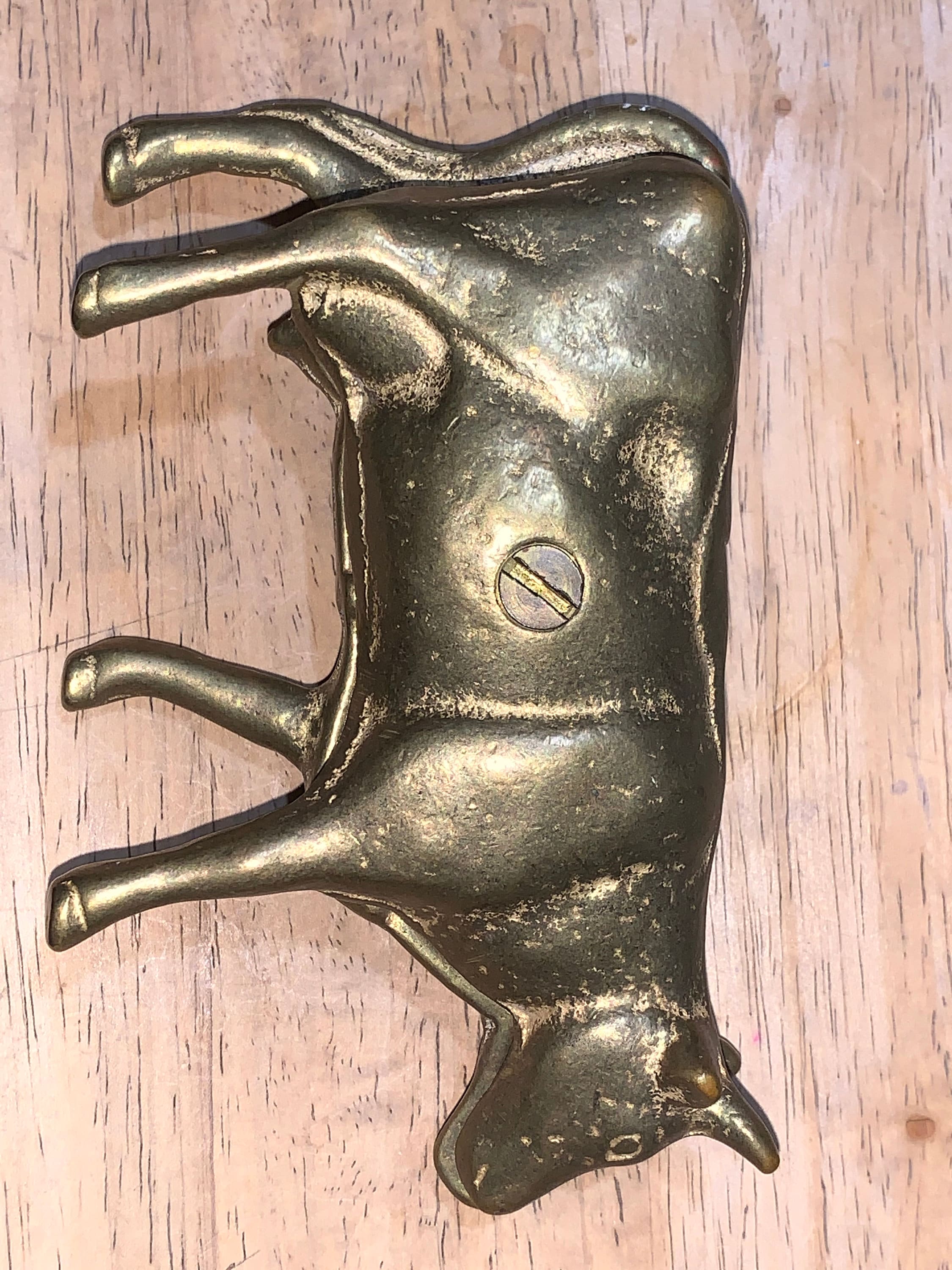 All ORIGINAL Antique Bronze/brass 1920’s COW Bank - Etsy